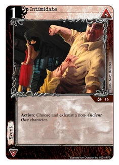 Intimidate | Arkham Horror Files Wiki | Fandom