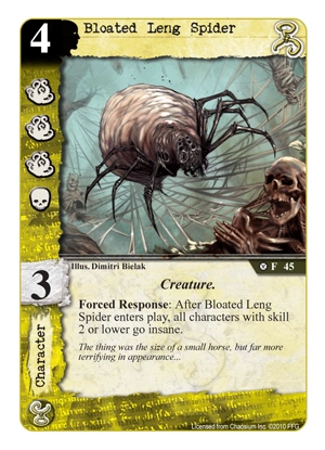 Bloated Leng Spider | Arkham Horror Files Wiki | Fandom
