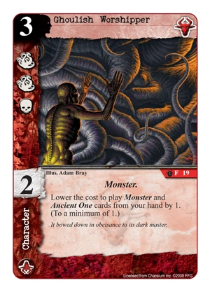 Ghoulish Worshipper | Arkham Horror Files Wiki | Fandom