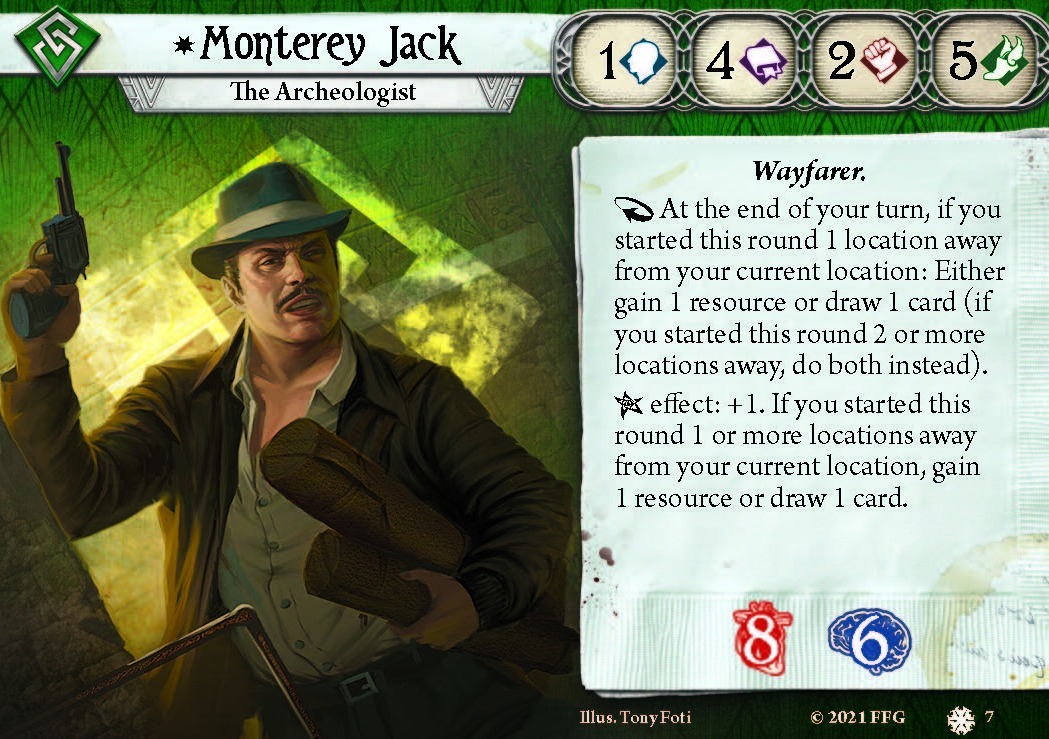 Monterey Jack | Arkham Horror: The Card Game Wiki | Fandom