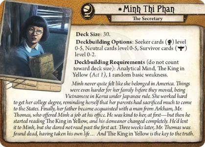 Minh Thi Phan | Arkham Horror: The Card Game Wiki | Fandom