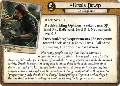 Ursula Downs | Arkham Horror: The Card Game Wiki | Fandom