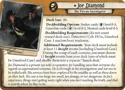 Joe Diamond | Arkham Horror: The Card Game Wiki | Fandom
