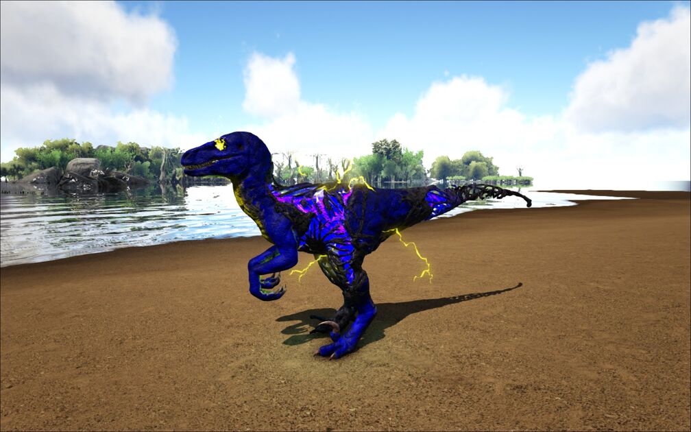 Mod Ark Eternal Elemental Corrupted Lightning Raptor Ark Survival