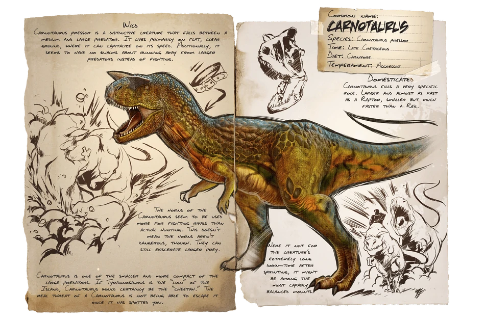 Carnotaurus - Official ARK: Survival Evolved Wiki
