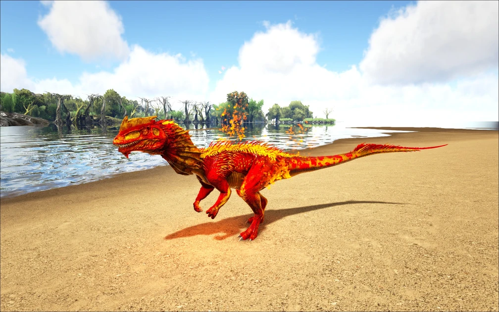 Mod:Ark Eternal/Elemental Fire Dilophosaur - ARK: Survival Evolved Wiki