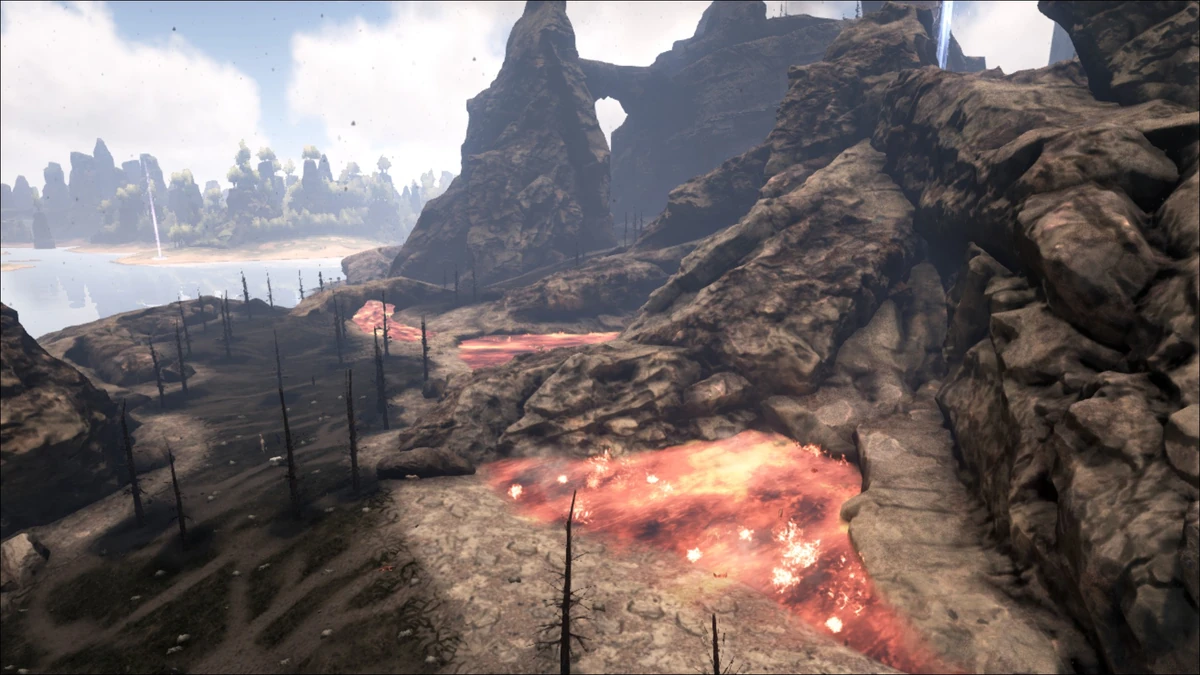 Lava Biome (The Center) - ARK: Survival Evolved Wiki