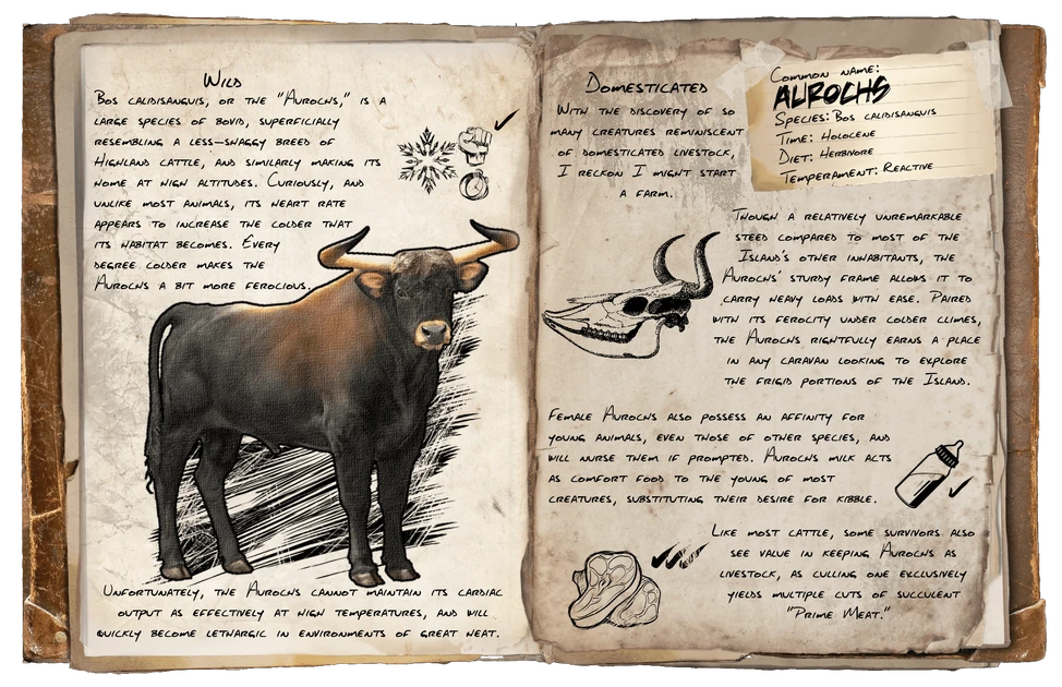 Aurochs - ARK: Survival Evolved Wiki