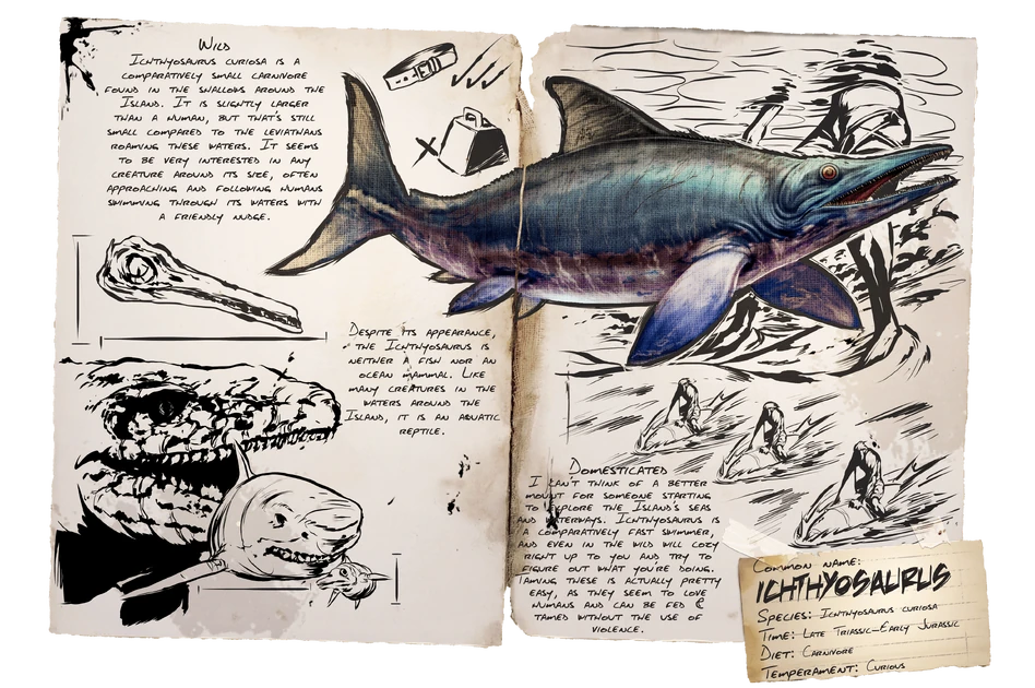 Ichthyosaurus - ARK: Survival Evolved Wiki