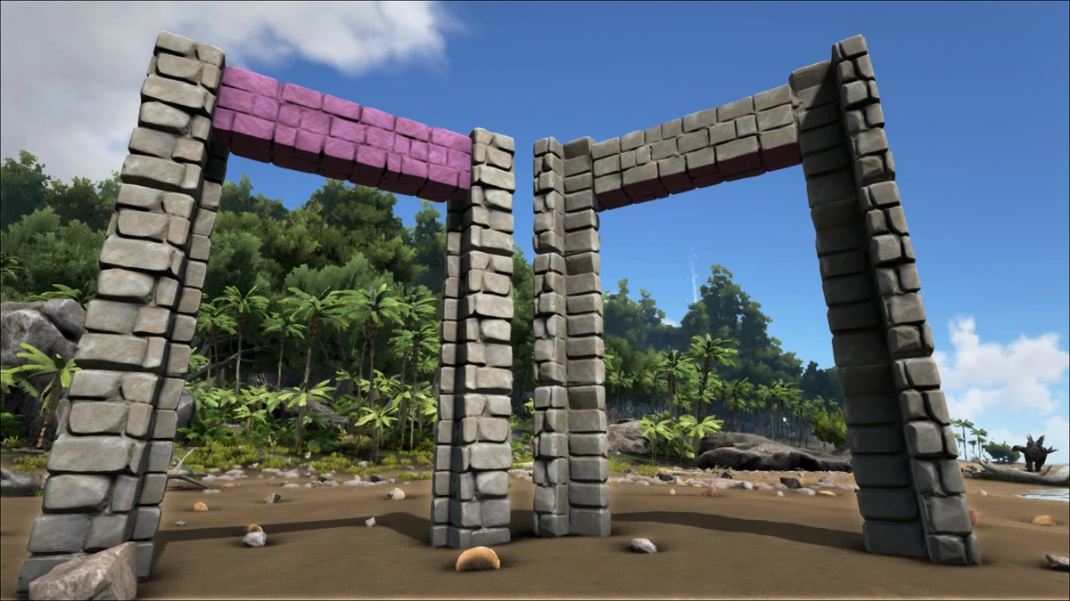 Stone Dinosaur Gateway - ARK: Survival Evolved Wiki