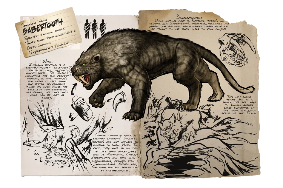 Sabertooth - ARK: Survival Evolved Wiki