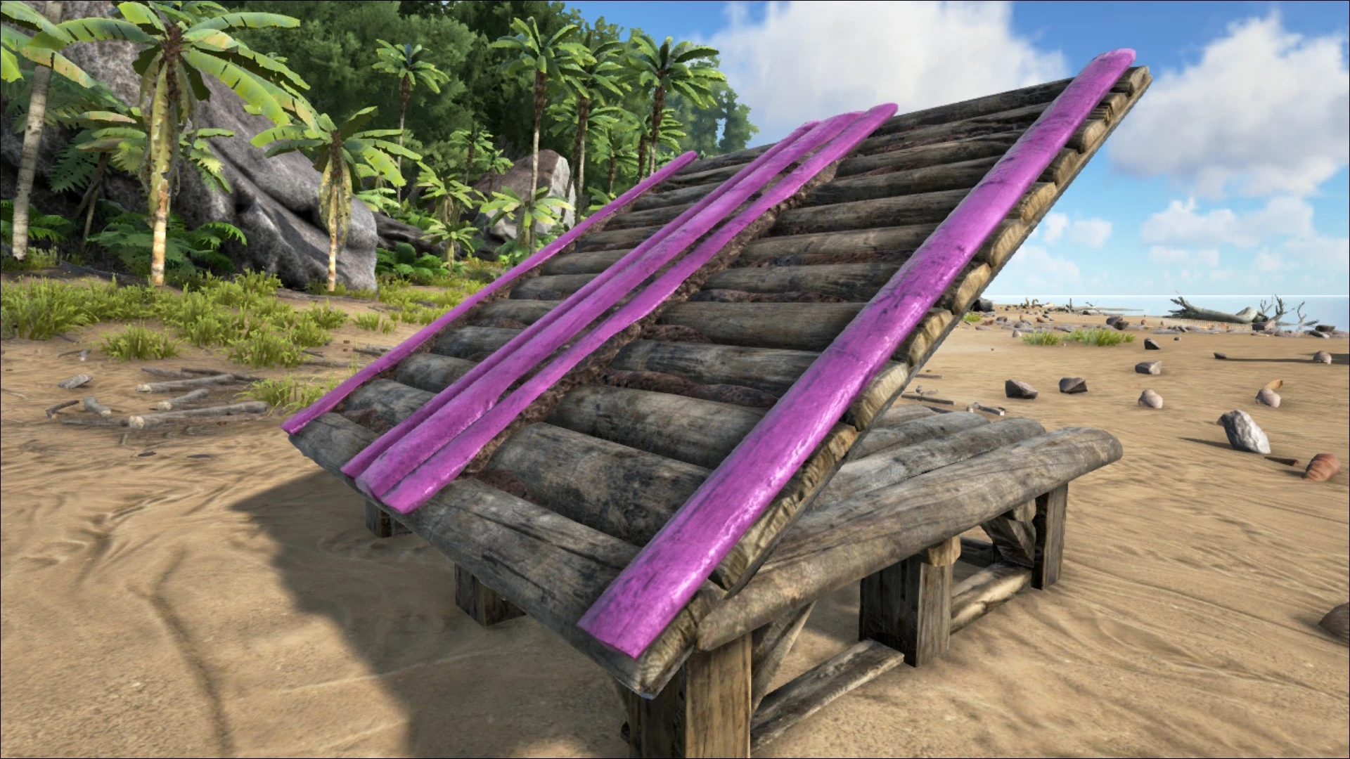 Sloped Thatch Ceiling Ark | Shelly Lighting