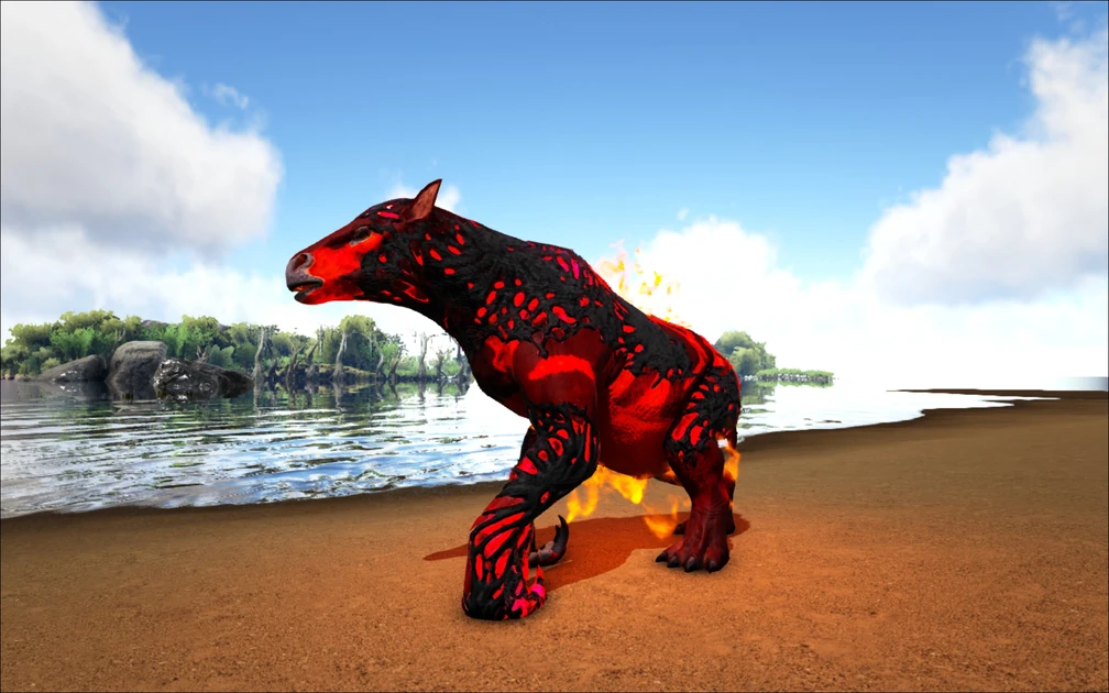 Mod:Ark Eternal/Elemental Fire Corrupted Chalicotherium - ARK: Survival ...