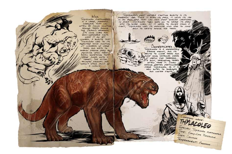 Thylacoleo - ARK: Survival Evolved Wiki