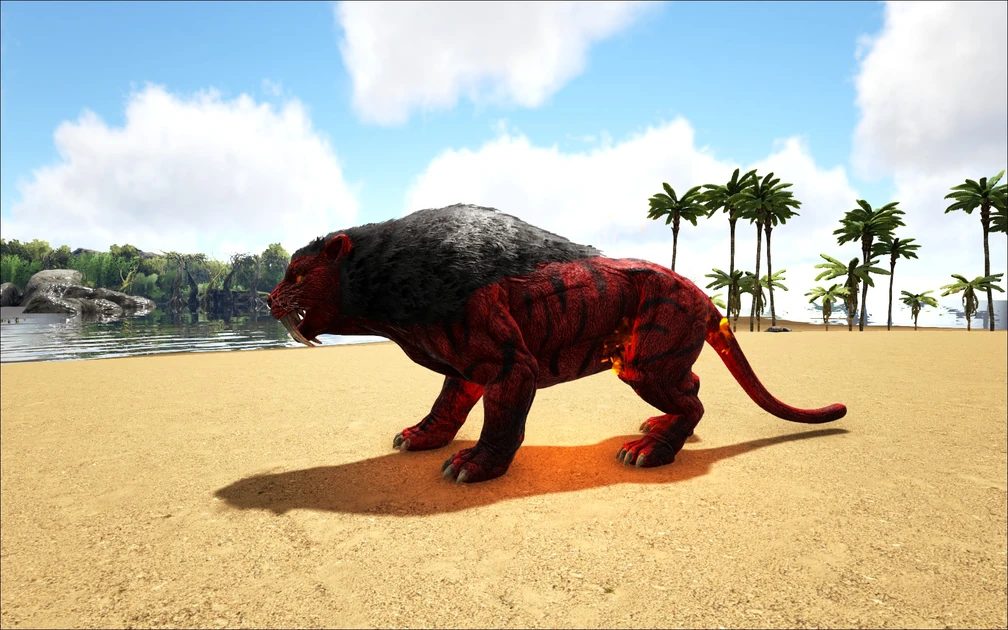 Mod:Ark Eternal/Elemental Fire Sabertooth - ARK: Survival Evolved Wiki
