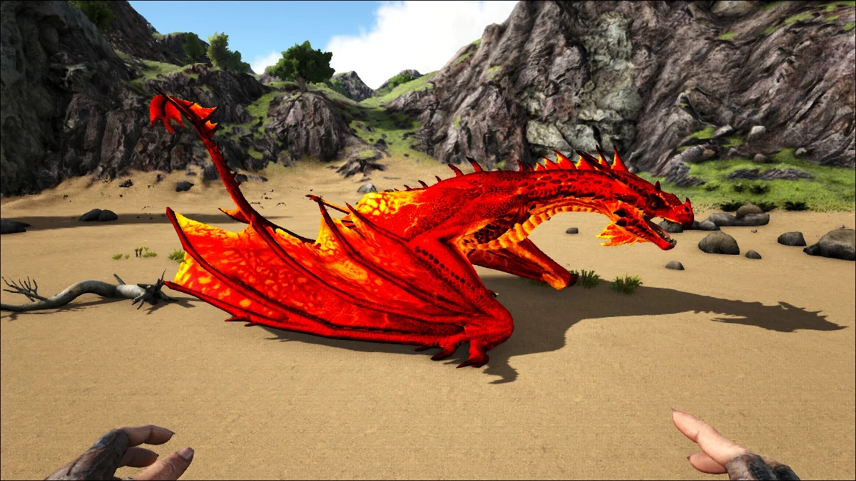 Mod:Primal Fear/Omega Fire Wyvern - ARK: Survival Evolved Wiki