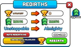 Rebirths | Arm Wrestling Simulator Wiki | Fandom