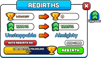 Rebirths | Arm Wrestling Simulator Wiki | Fandom