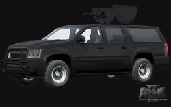 Secret Service Suburban Minigun
