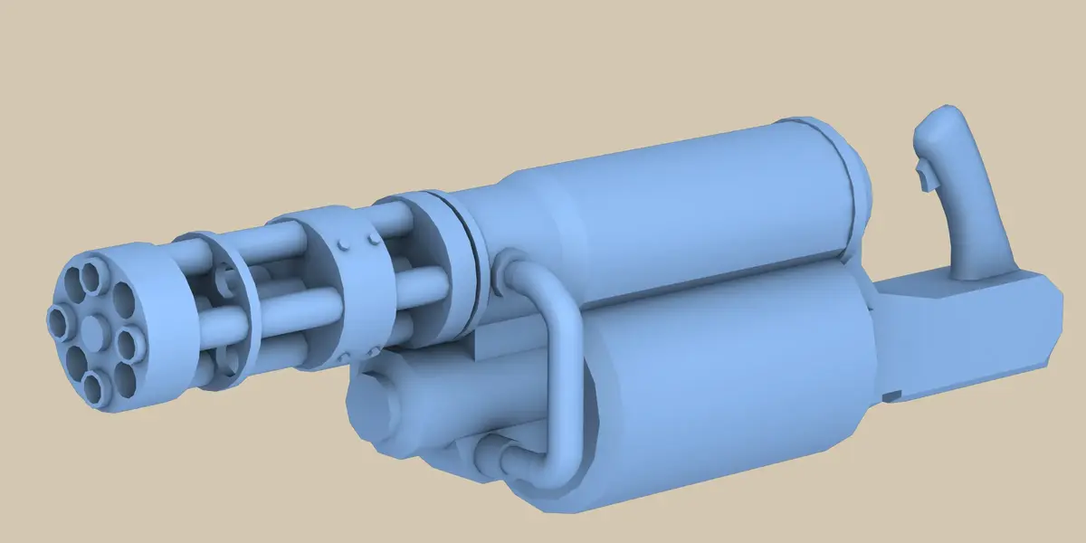 Rotary machine gun | Armored Head Wiki | Fandom