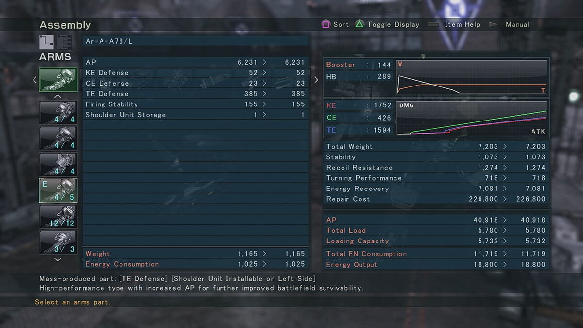 Ar A A76l Armored Core Wiki Fandom