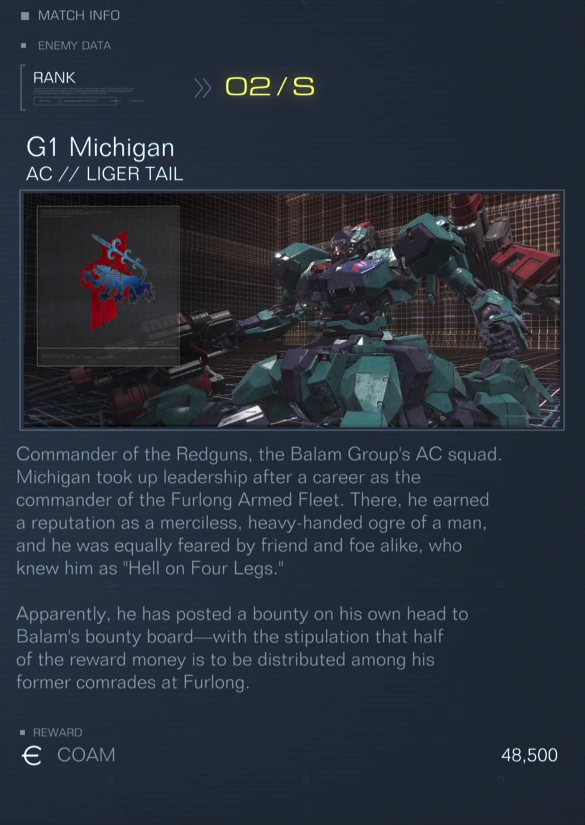 G1 Michigan | Armored Core Wiki | Fandom