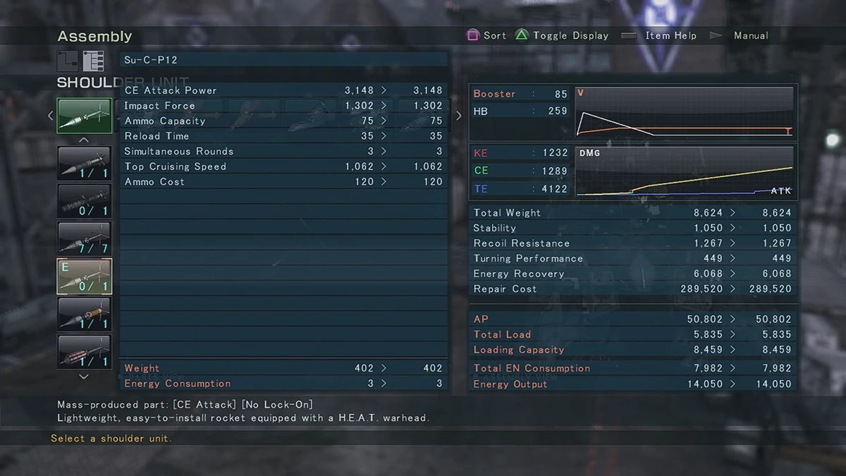 Su-C-P12 | Armored Core Wiki | Fandom