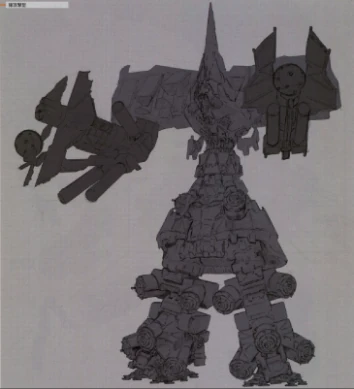 how to draw mech x4 easy