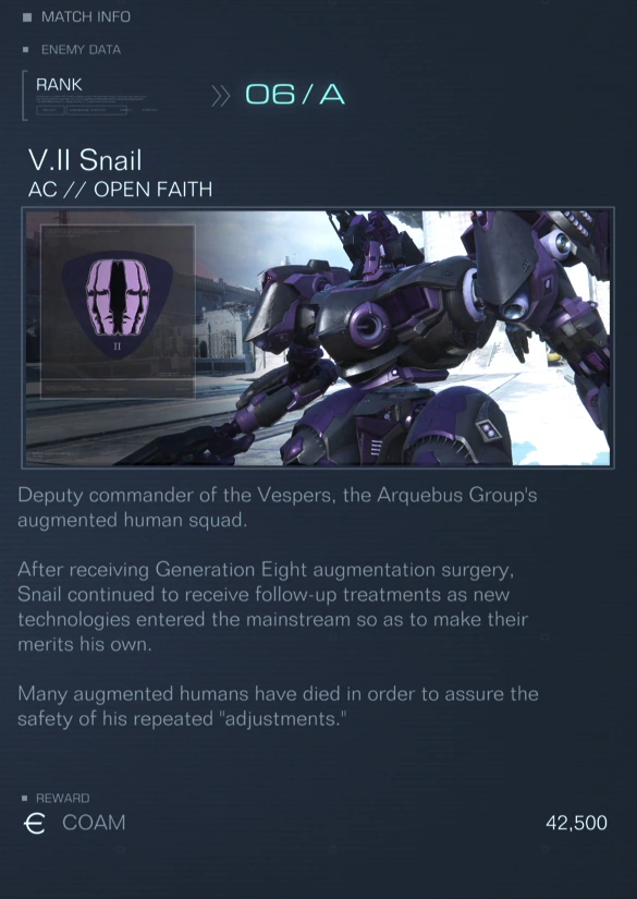 V.II Snail | Armored Core Wiki | Fandom
