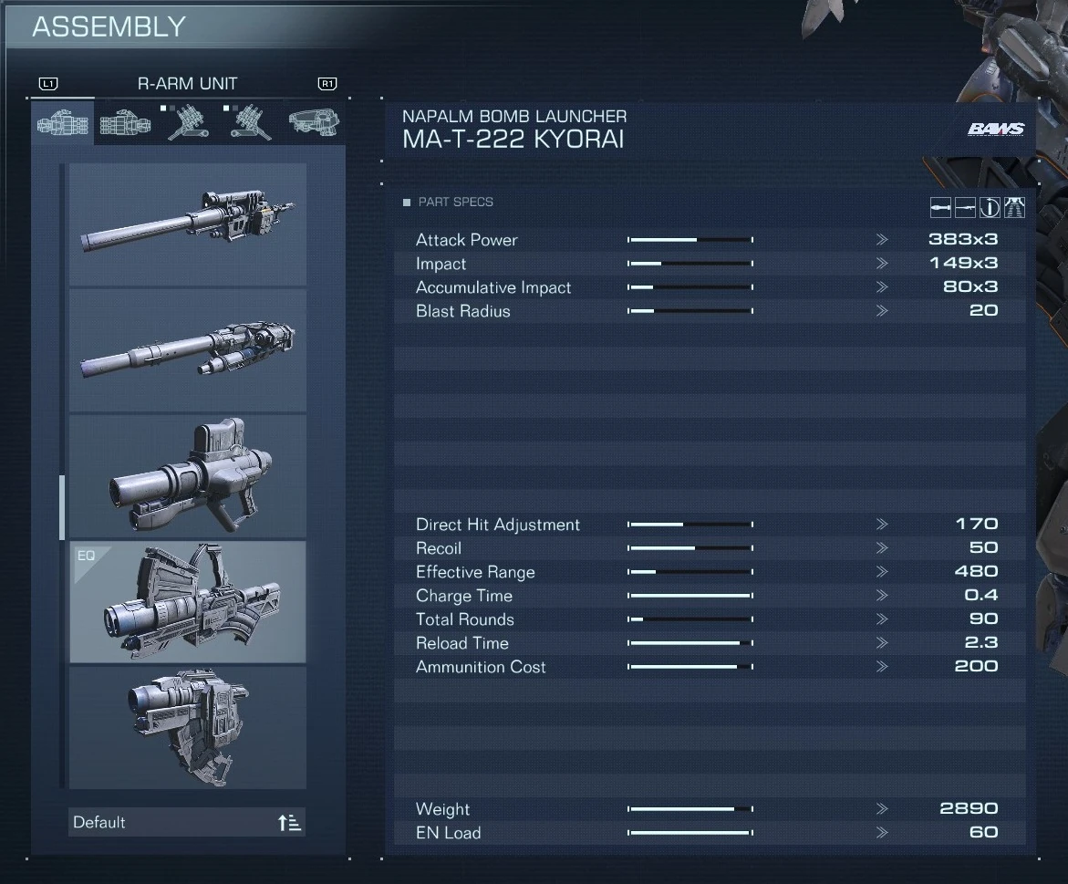 MA-T-222 KYORAI | Armored Core Wiki | Fandom