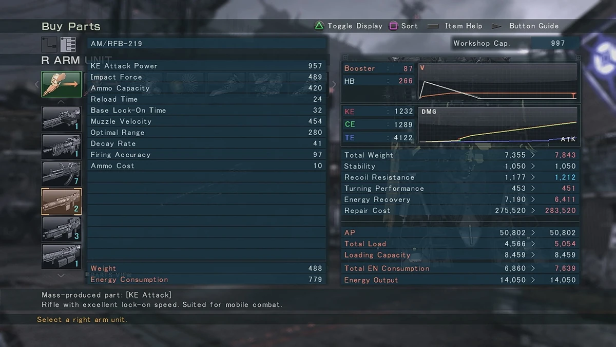 AM/RFB-219 | Armored Core Wiki | Fandom