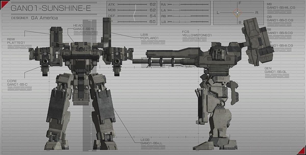 GAN01-SUNSHINE-E | Armored Core Wiki | Fandom