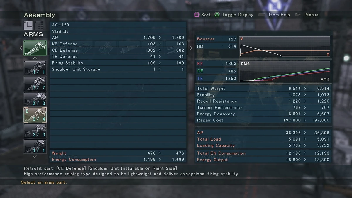 AC-129 Vlad III | Armored Core Wiki | Fandom