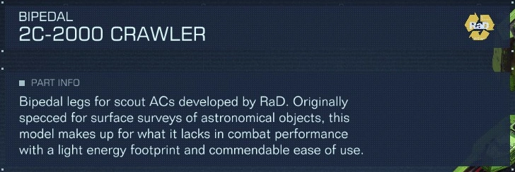 2C-2000 CRAWLER | Armored Core Wiki | Fandom