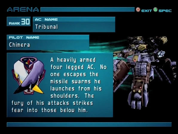 Chimera | Armored Core Wiki | Fandom