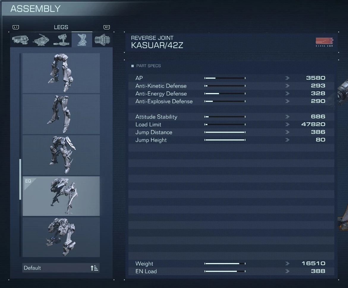 KASUAR/42Z | Armored Core Wiki | Fandom