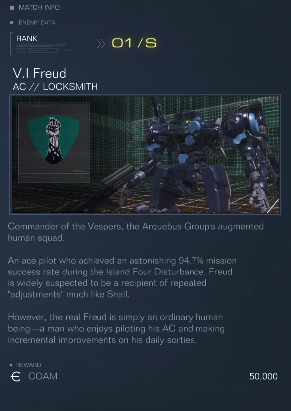 V.I Freud | Armored Core Wiki | Fandom