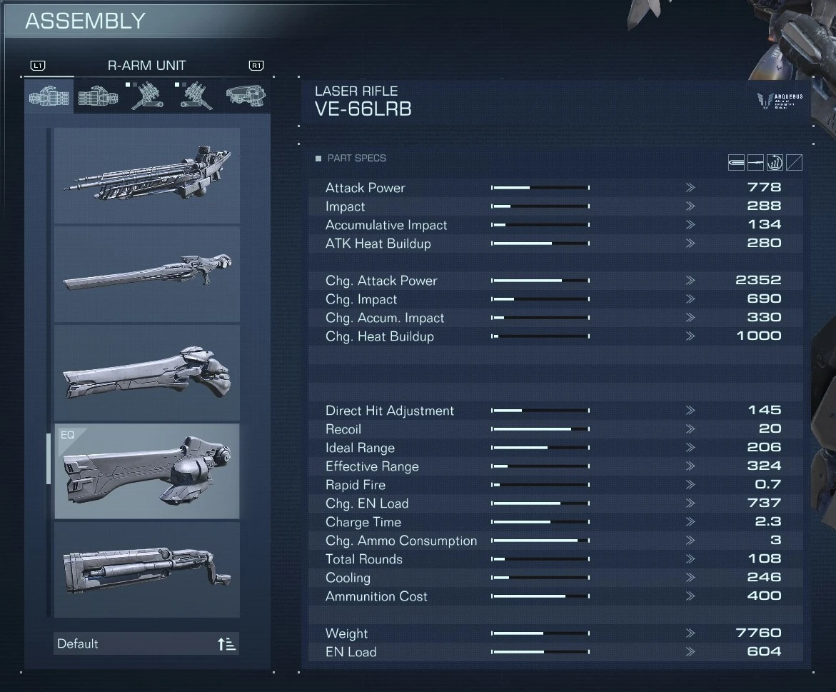 VE-66LRB | Armored Core Wiki | Fandom