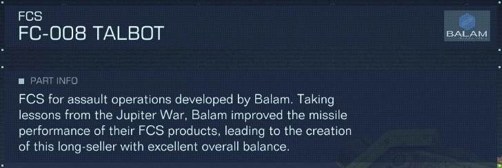 FC-008 TALBOT | Armored Core Wiki | Fandom