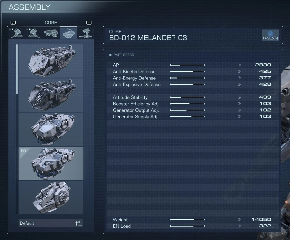 BD-012 MELANDER C3 | Armored Core Wiki | Fandom