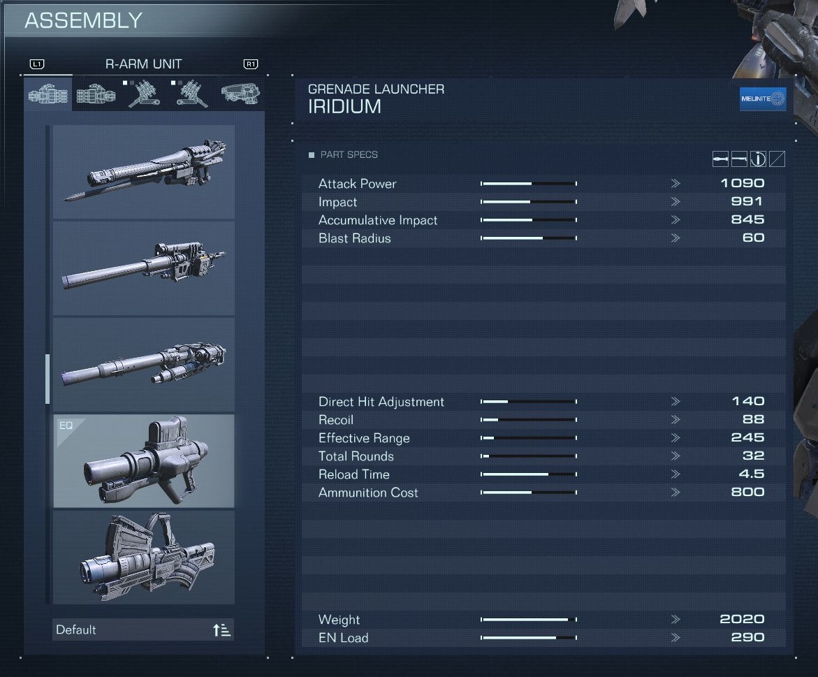 Iridium Armored Core Wiki Fandom