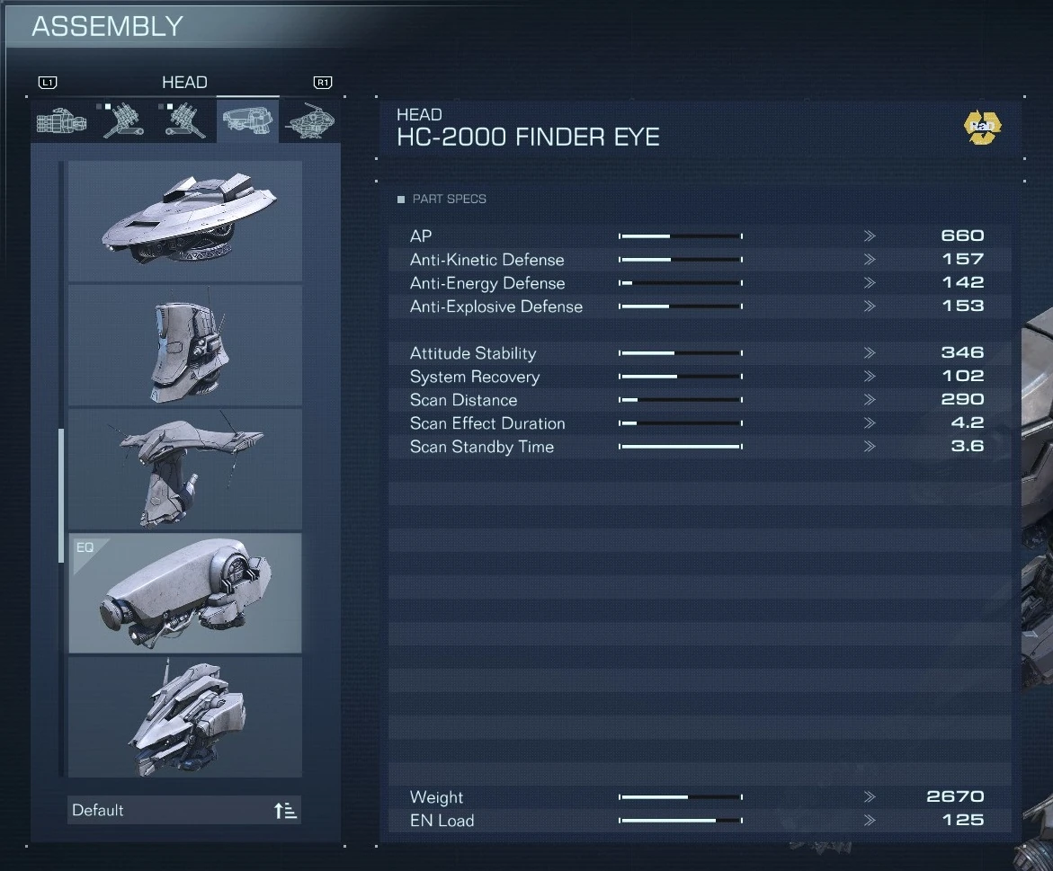 HC-2000 FINDER EYE | Armored Core Wiki | Fandom