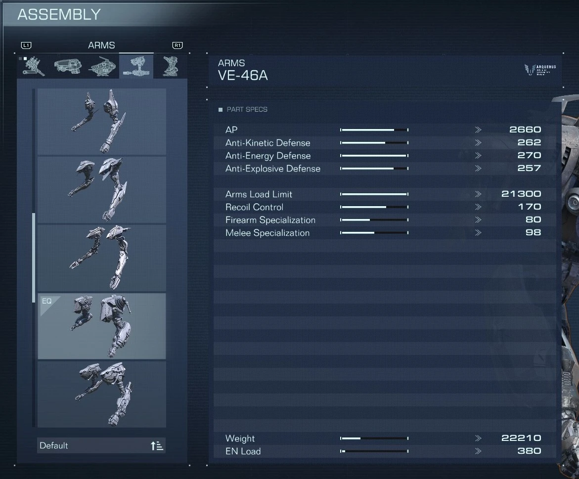 VE-46A | Armored Core Wiki | Fandom