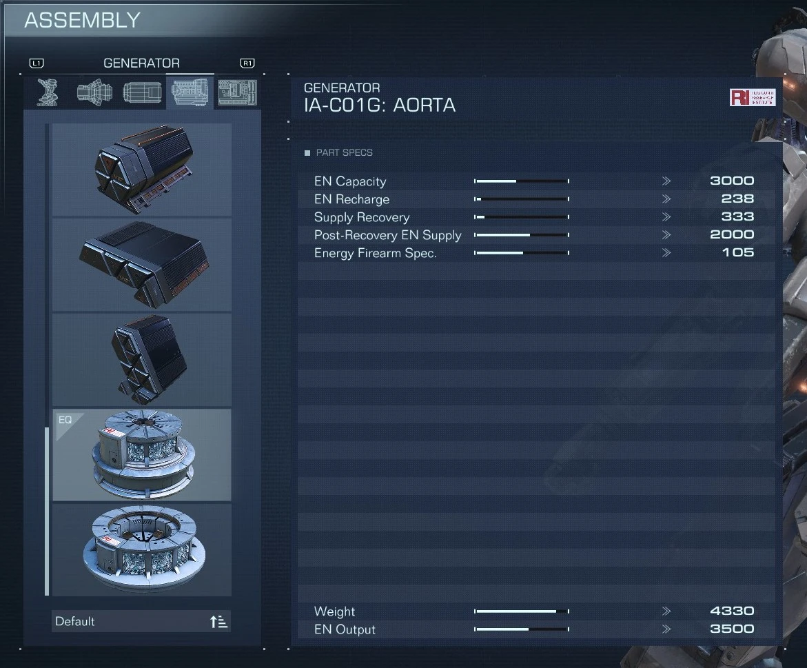 Ia C01g Aorta Armored Core Wiki Fandom