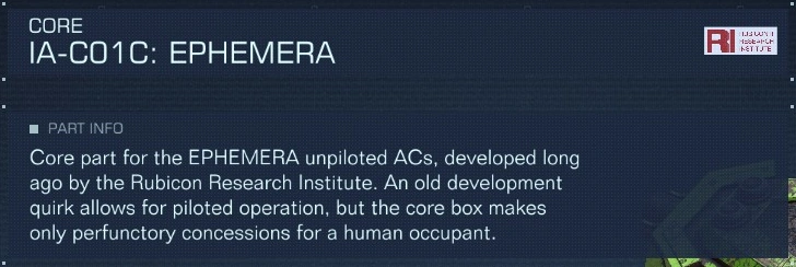 Ia C01c Ephemera Armored Core Wiki Fandom