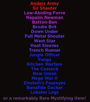 Misc | Arms of Solitaire Wiki | Fandom