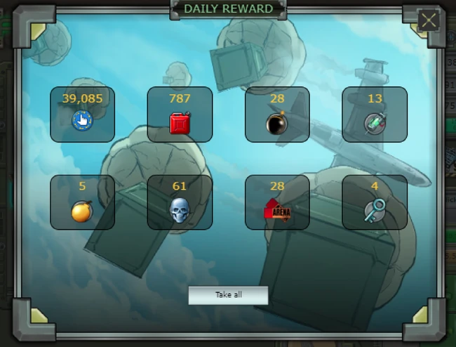 Daily Reward | Army Clicker Wiki | Fandom