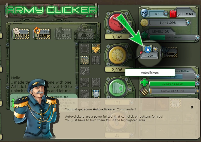 Tutorial | Army Clicker Wiki | Fandom