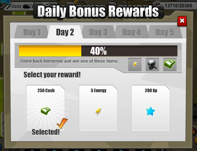 Daily Bonus Rewards | Army Attack Wiki | Fandom