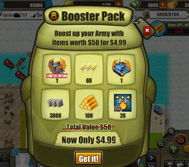 Booster pack | Army Attack Wiki | Fandom